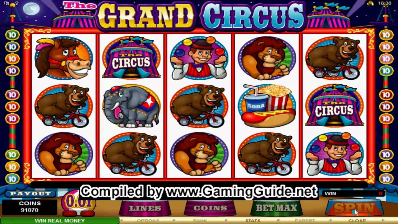 Spin the Reels at The Grand Circus Slot Game!